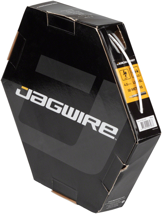 Jagwire 4mm Sport Derailleur Housing Slick-Lube Liner 50M File Box Whi