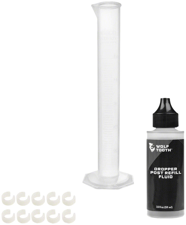 Wolf Tooth Resolve Dropper Post Service Kit - Refill Fluid 2oz Graduat